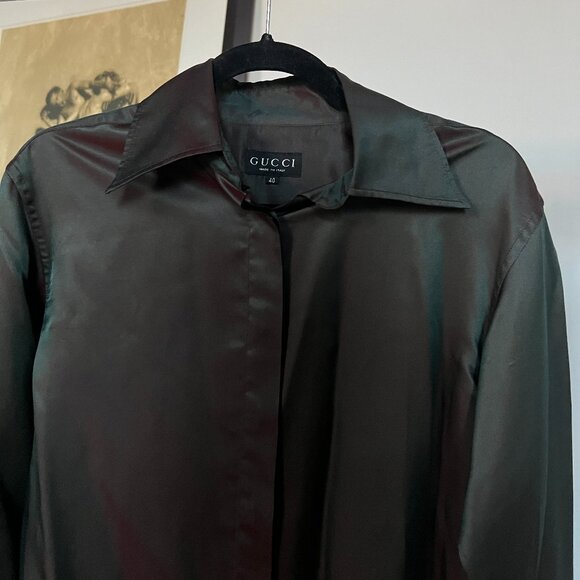 Gucci | Tops | Vintage Tom Ford Era Gucci Springsummer 997 Button Down ...